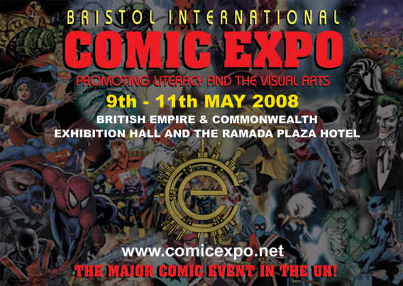 Bristol International Comic Expo's Event Schedule
