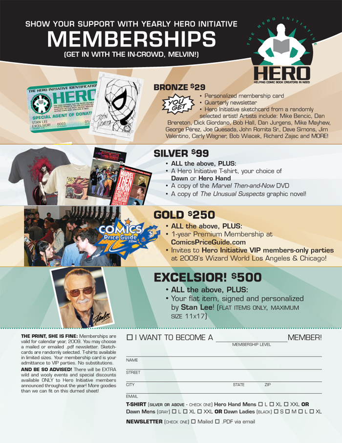 Hero Initiative Memberships Are Now Available – Comic Box